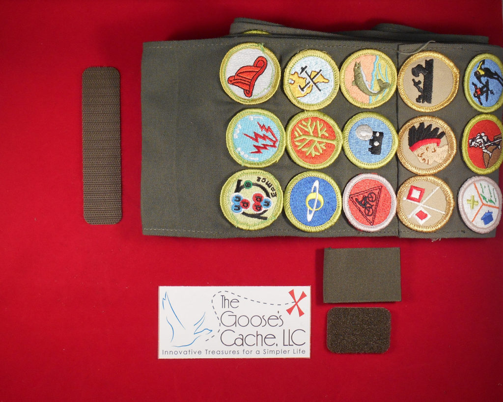 Olive Green Merit Badge Sash Holder – The Goose's Cache, LLC
